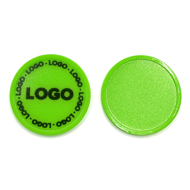 Jetons en Plastique Personnalisés avec Impression 1 Couleur